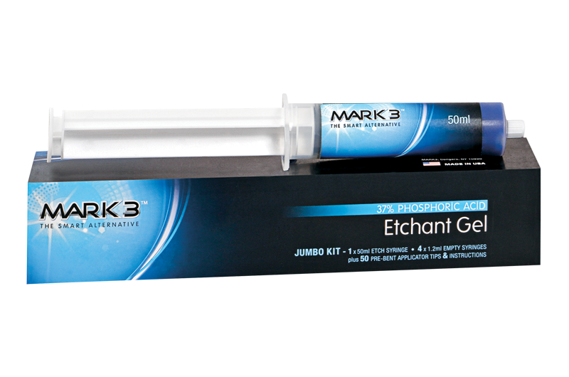 Etchant Gel 37% Jumbo Kit 50ml. Syringe (1x50ml. Syr., 4x1.2ml. Empty ...